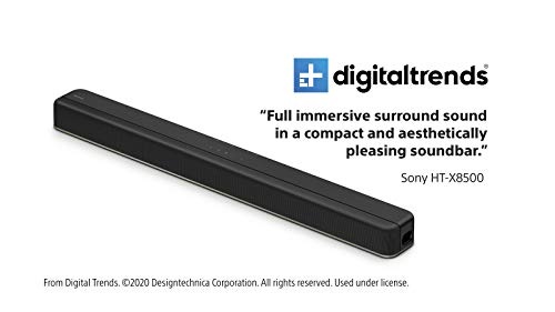 Sony HTX8500 2.1ch Dolby Atmos/DTS:X Soundbar with Built-in subwoofer, Black