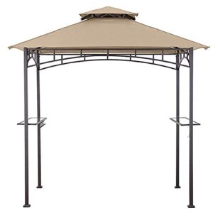 mastercanopy grill gazebo replacement canopy for model l-gg001pst-f (beige)