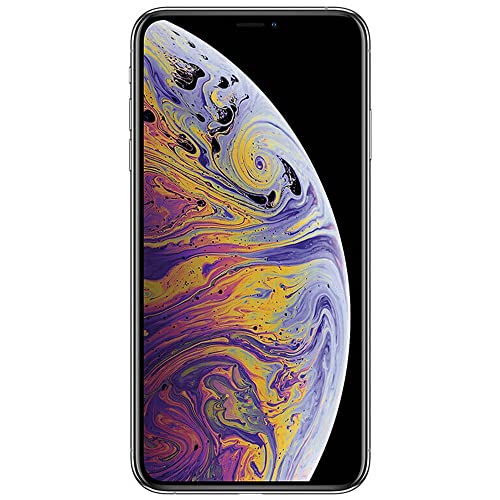 Apple iPhone XS Max, US Version, 512GB, Silver - Unlocked (Renewed)