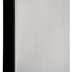 Danby DAR044A4BSLDD-6 4.4 Cu.Ft. Mini Fridge, Compact All Refrigerator for Bedroom, Living Room, Bar, Dorm, Kitchen-in Stainless Steel Look, Stainless