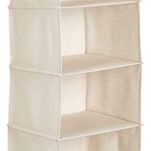 Amazon Basics Hanging Closet Shelf - 6-Tier, Canvas