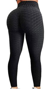 jgs1996 women's high waist yoga pants tummy control slimming booty leggings workout running butt lift tights