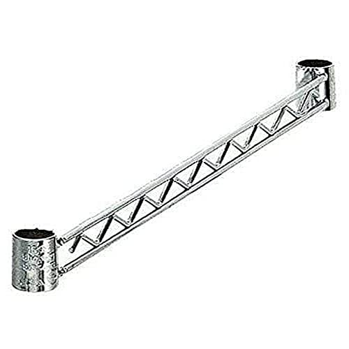 Quantum Food Service Wire Shelving 18in Hang Rail Chrome