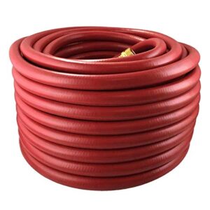 flexon fa58100cn farm and ranch garden hose, 100 ft, red