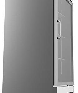 KoolMore - RIR-1D-GD 29" Stainless Steel 1 Glass Door Commercial Reach-in Refrigerator Cooler - 23 cu. ft