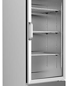 KoolMore - RIR-1D-GD 29" Stainless Steel 1 Glass Door Commercial Reach-in Refrigerator Cooler - 23 cu. ft