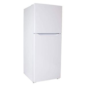 danby dff101b1wdb large capacity 10.1 cubic foot ultimate maintenance free apartment size refrigerator, white