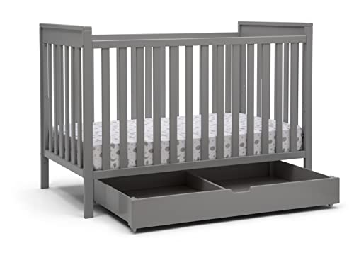 Delta Children Under Crib Roll-Out Storage - Greenguard Gold Certified, Grey