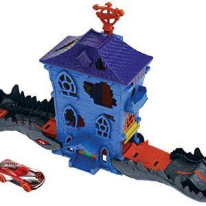 Hot Wheels Croc Mansion Attack, Playset, Multi (GJK91)