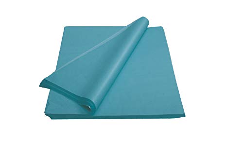 Crown 480 Sheets Bulk Pack Light Blue Tissue Paper Gift Wrap - Ream of Paper - 15 inch. x 20 inch. Wrapping Tissue Paper - for Scrapbooking Paper, Art n Crafts, Wrapping Christmas Gifts and More!!