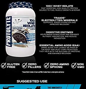 VMI Sports | ProtoLyte Whey Isolate Protein Powder | Low Calorie Whey Protein Powder for Weight Loss | Protein Powder for Muscle Gain | Digestive Enzymes | Non-GMO (Marshmallow Charms, 4.6 Pounds)