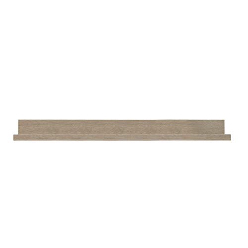 InPlace 48" W x 4.5" D x 3.5" H Driftwood Picture Ledge Shelf 9602062E