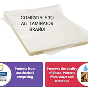 1InTheOffice Thermal Laminating Pouches 4x6, Photo Laminating Pouch 4x6, 5 Mil Thick, 25/Pack