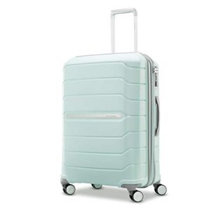 samsonite freeform hardside expandable with double spinner wheels, carry-on 21-inch, mint green