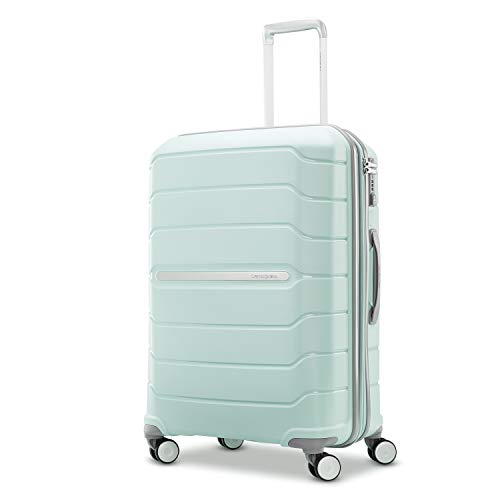 Samsonite Freeform Hardside Expandable with Double Spinner Wheels, Carry-On 21-Inch, Mint Green