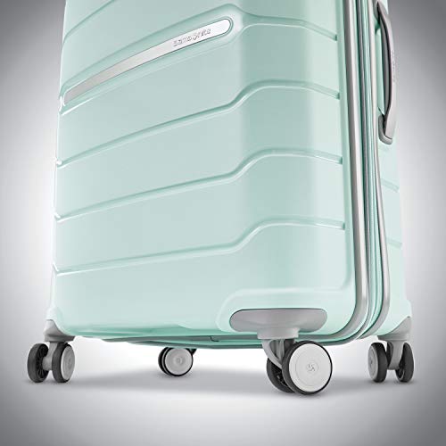 Samsonite Freeform Hardside Expandable with Double Spinner Wheels, Carry-On 21-Inch, Mint Green