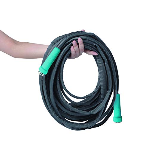 Aqua Joe AJFJH50-58-MAX 50-Ft x 5/8-Inch FiberJacket Hose w/Aluminum Fittings