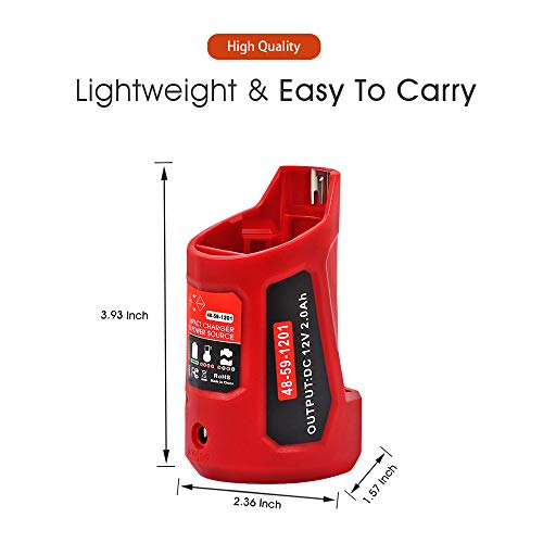 Jialitt USB Power Source Power Adapter Charger for Milwaukee 12V M12 Lithium-ion Battery