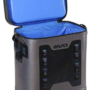 Evolution Outdoor EVO Leak Proof Rolling Cooler 25 Quart, 16x 12x 22in. Insulated Cooler Bag with ABS Molded Top, 8 Accessory Loops, Retractable 4-Stage Handle