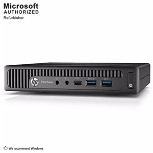 HP EliteDesk 800 G2 Mini Business Desktop PC Intel Quad-Core i7-6700T up to 3.1G,16G DDR4,512GB SSD,VGA,DP Port,Windows 10 Professional 64 Bit-Multi-Language-English/Spanish (Renewed)