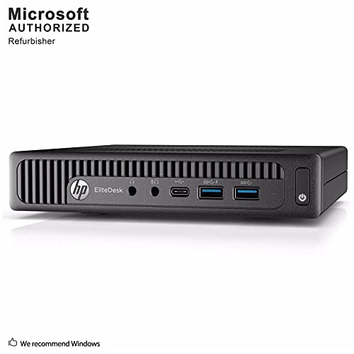 HP EliteDesk 800 G2 Mini Business Desktop PC Intel Quad-Core i7-6700T up to 3.1G,16G DDR4,512GB SSD,VGA,DP Port,Windows 10 Professional 64 Bit-Multi-Language-English/Spanish (Renewed)