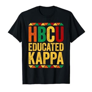 HBCU Educated KAPPA T-Shirt Historical Black T-Shirt