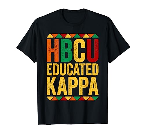 HBCU Educated KAPPA T-Shirt Historical Black T-Shirt