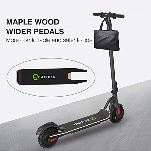 Electric Scooter, 3 Gears, Max Speed 15.5MPH, 12 Miles Powerful Battery with 8'' Tires Foldable Electric Scooter for Adults, Max Load 220 lbs