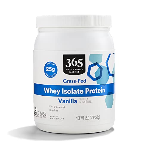 365 by Whole Foods Market, Vanilla Whey Protein Isolate, 15.9 Ounce