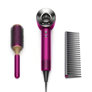 dyson supersonic hair dryer limited edition gift set, fuchsia/nickel