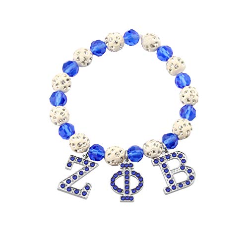 BAUNA Zeta Phi Sorority Beta Paraphernalia Gift Inspired Greek Sorority Jewelry Gift (Bracelet)