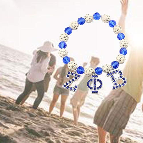 BAUNA Zeta Phi Sorority Beta Paraphernalia Gift Inspired Greek Sorority Jewelry Gift (Bracelet)