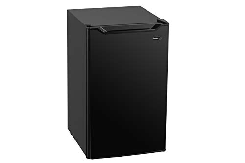 Danby DAR032B1BM 3.2 Cu.Ft. Mini Fridge In Black - Free-Standing All Fridge For Bedroom, Living Room, Kitchen, Dorm