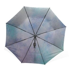 Boy Folding Umbrella Blue Colorful Blue Windproof Compact Umbrella Windproof Rain & Wind Resistant Compact And Lightweight For Business And Travels