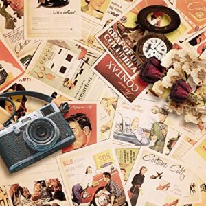 Fancyoung 32 PCS 1 Set Vintage Retro Old Poster Postcard Greeting Cards Souvenir Gifts for Worth Collecting