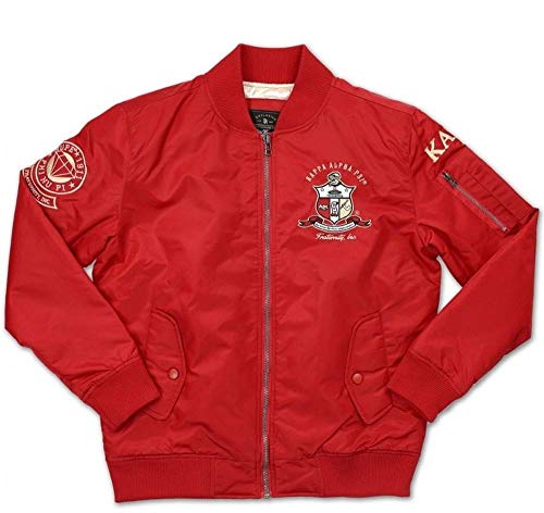 Kappa Alpha Psi M2 Bomber Jacket [4XL] Crimson Red