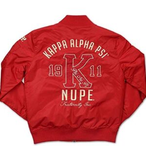 Kappa Alpha Psi M2 Bomber Jacket [4XL] Crimson Red