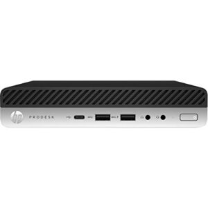 hp prodesk 600 g3 mini pc desktop intel core i5-6500t (quad core) 16gb ram 256gb pcie solid state drive usb-c windows 10 professional (renewed)