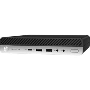 HP ProDesk 600 G3 Mini PC Desktop Intel Core i5-6500T (Quad Core) 16GB RAM 256GB PCIe Solid State Drive USB-C Windows 10 Professional (Renewed)