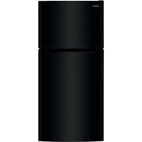 Frigidaire FFTR1835VB 30" Top Freezer Refrigerator with 18.3 cu. ft. Capacity LED Lighting Frost Free Defrost ADA Compliant in Black