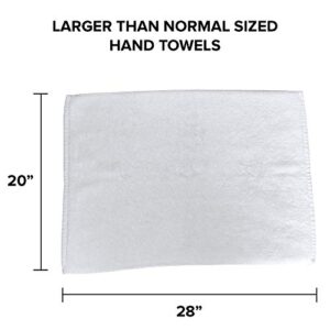 Wove Extra Soft Hand Towel for Sensitive Skin, White