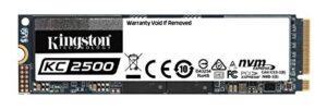 kingston skc2500m8/1000g - 1tb ssd series kc2500 m.2 format 2280 nvme high speed and self-encryption aes 256 bits