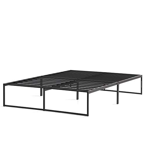 Linenspa 14 Inch Metal Platform Queen Bed Frame with Storage Space Under Frame, Queen Platform Bed Frame, No Box Spring Needed