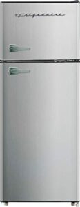 frigidaire efr751, 2 door apartment size refrigerator with freezer, 7.5 cu ft, platinum series, stainless steel