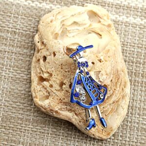 CHOORO Zeta Brooch Pin 1920 Greek Sorority Jewelry Gift for Finer Women(- Brooch)