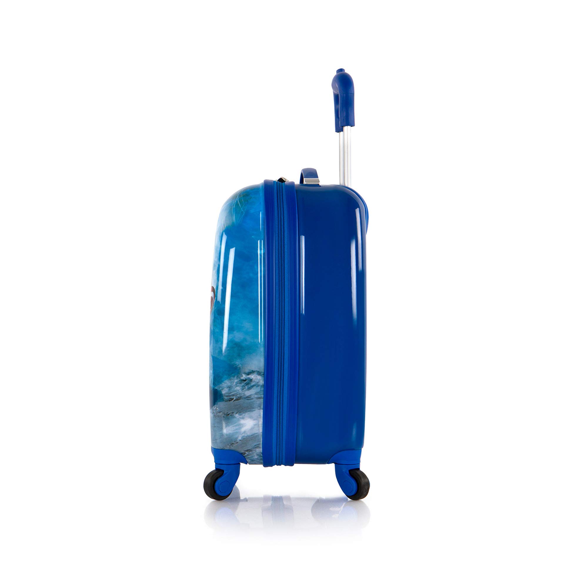 Marvel Avengers Hardside Spinner Rolling Luggage for Kids - 18 Inch(Blue)