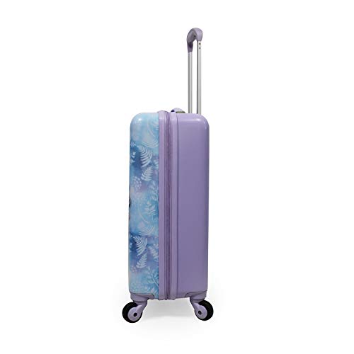 Disney Frozen Suitcase II Anna Elsa Luggage Hard Side Tween Spinner Rolling Suitcase for Kids, Carry-On Travel Trolley - 20 Inch