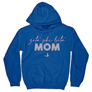 bad bananas zeta phi beta sorority paraphernalia - zeta phi beta mom - hooded sweatshirt (hoodie) - royal xx-large