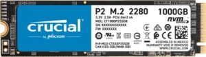 crucial p2 1tb 3d nand nvme pcie m.2 ssd up to 2400mb/s - ct1000p2ssd8