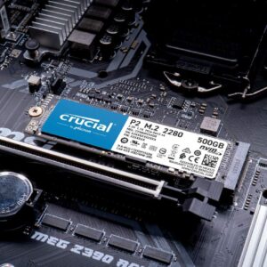 Crucial P2 1TB 3D NAND NVMe PCIe M.2 SSD Up to 2400MB/s - CT1000P2SSD8